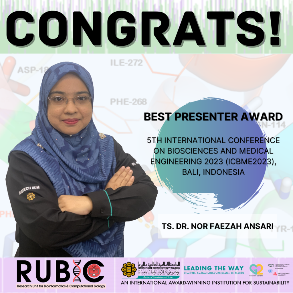 Research Unit for Bioinformatics & Computational Biology, Kulliyyah of ...